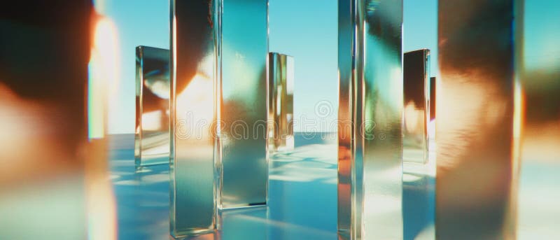 Reflective Glass Mirrors Create an Enchanting Display of Light and ...