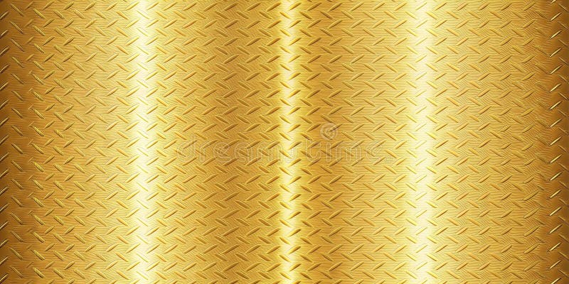 Reflective Gold Metal Texture with Diamond Plate Pattern. Generative AI ...