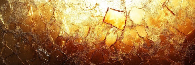 Reflective Gold Metallic Surface, Abstract Background Texture with ...