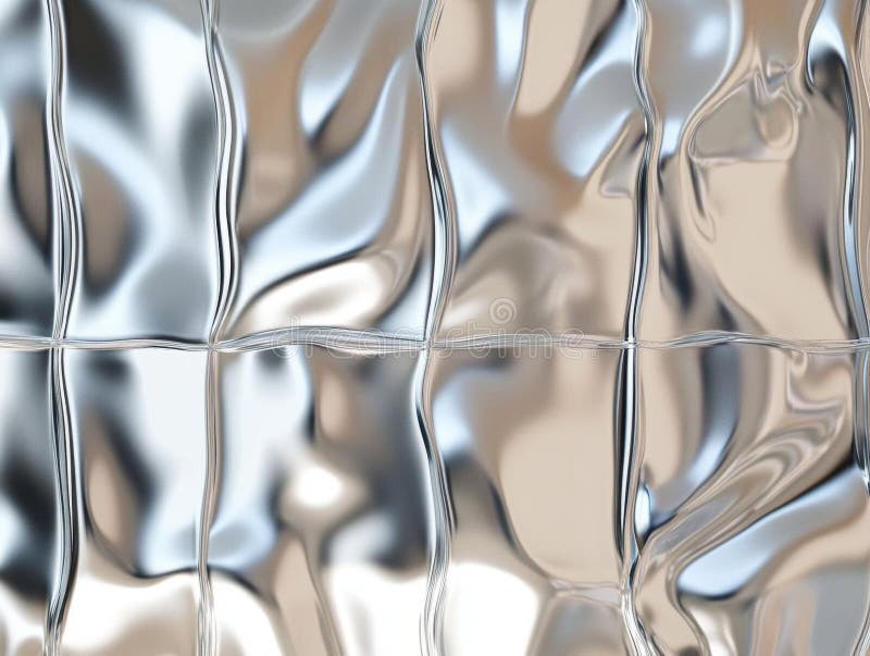 Reflective Grid, Silver and White Abstract Background Stock ...