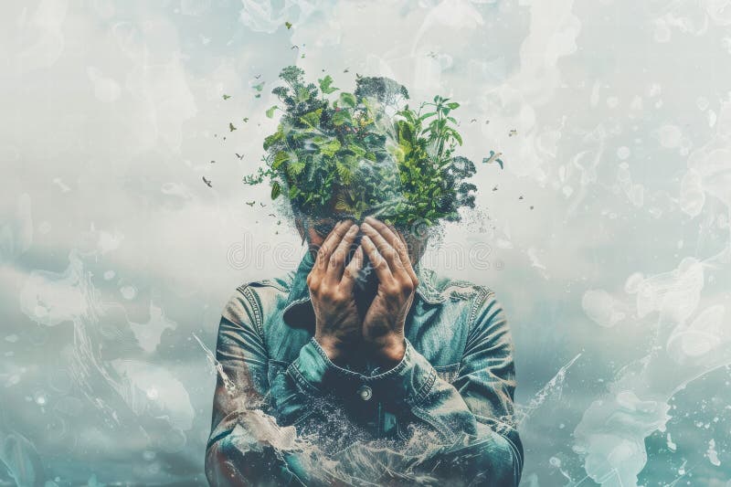 Reflective Image Addressing Global Ecological Challenges and Human ...