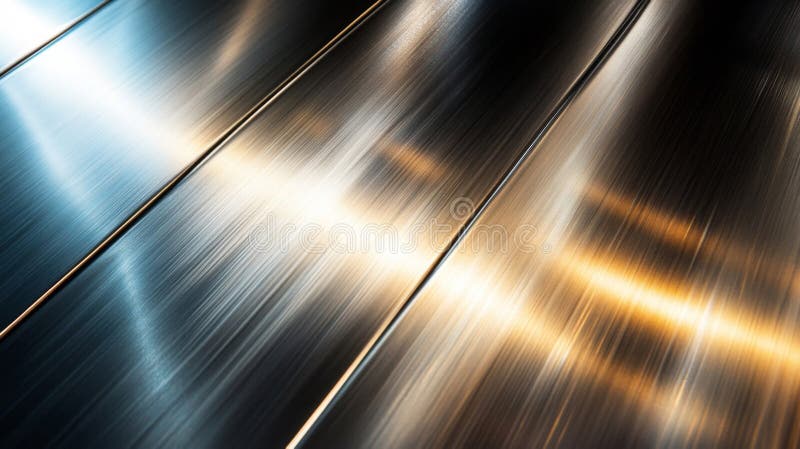 Reflective Metal Texture with Gradient Lighting Stock Illustration ...