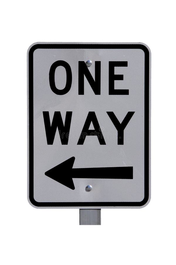 One Way Sign stock image. Image of guidance, cutout, square - 67760693