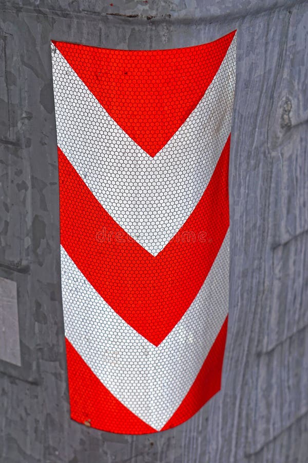 Retro reflective corner stock photo. Image of traffic - 202090100