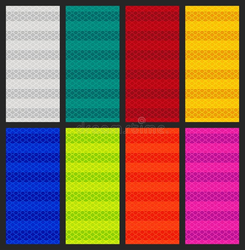 Reflective Seamless Pattern Stock Vector - Illustration of green, road ...