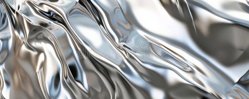 A Reflective Silver Background with a Mirror-like Quality, Perfect for ...