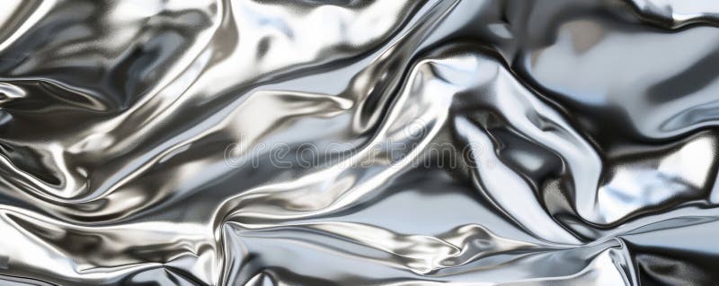 A Reflective Silver Background with a Mirror-like Quality, Perfect for ...