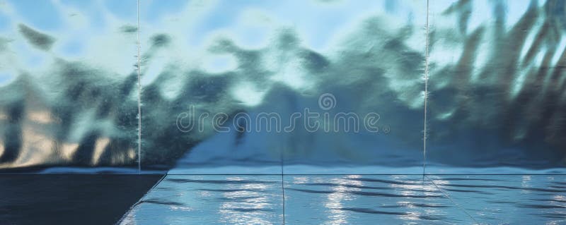 Reflective Silver and Black Abstract Wall Texture for Design Projects ...