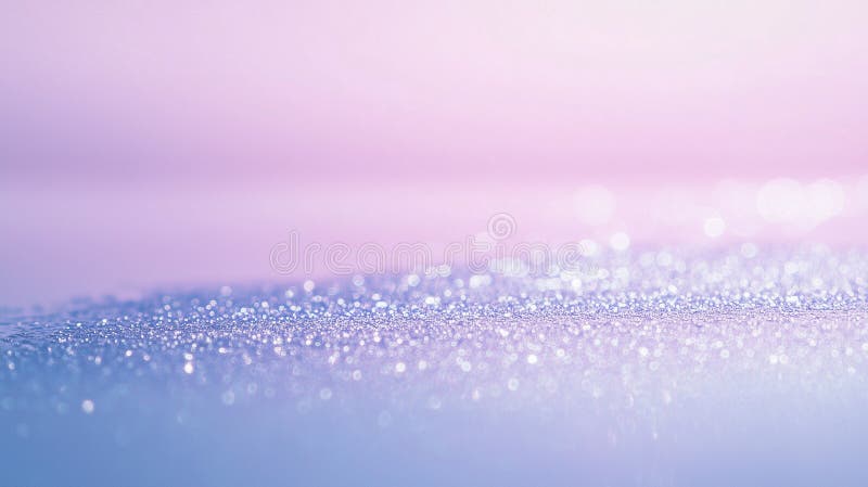 Reflective Silver Particles in a Soft Pastel Background Create a Dreamy ...