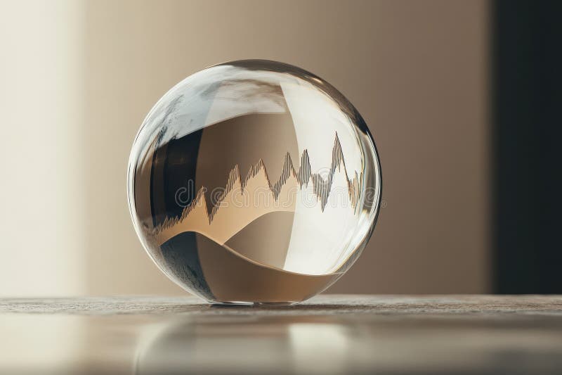 Reflective Sphere with Dynamic Shadow Effects Stock Illustration ...