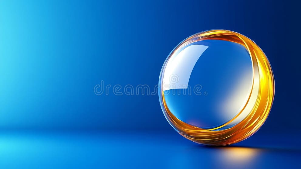 A Reflective Sphere Map Displays the Continents on a Softly Focused ...