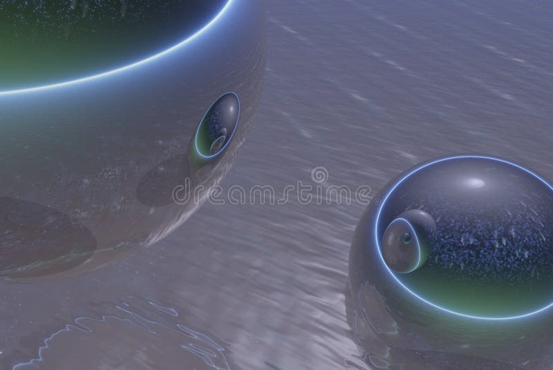 Reflective steel marbles stock illustration. Illustration of balls - 914755