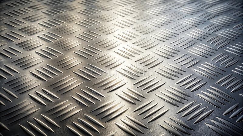 Reflective Steel Plate with Diamond Pattern Texture Background ...