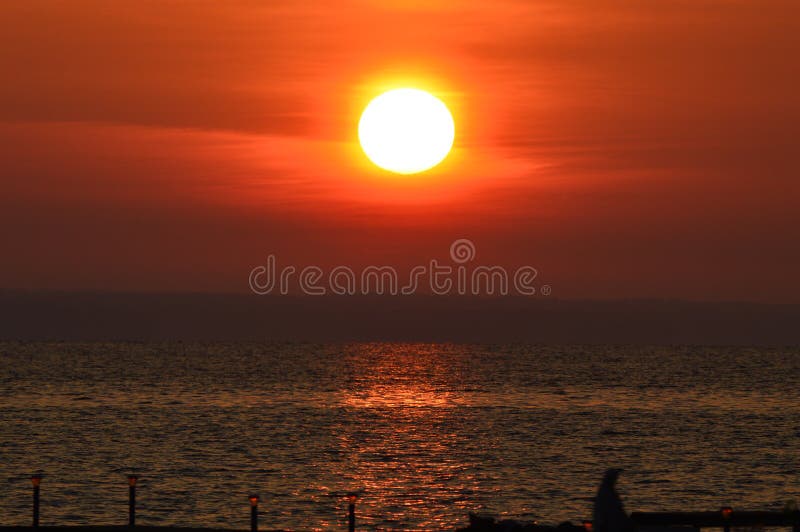 Reflective Sunrise stock photo. Image of oneida, orange - 59717042