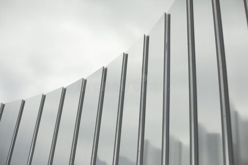 Reflective surface. Wall stock photo. Image of front - 268576994