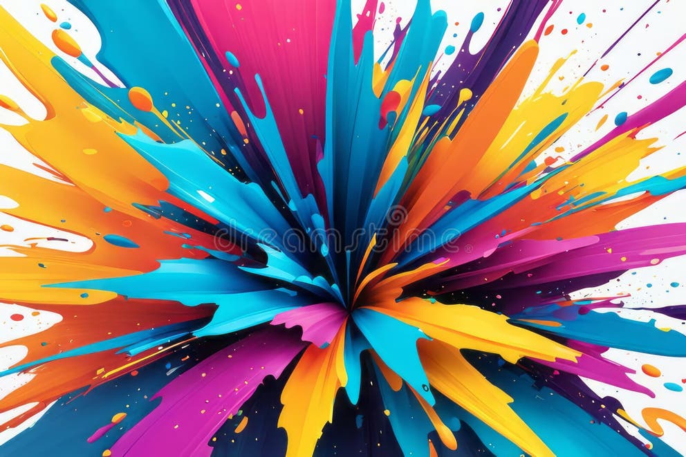 Mystic Reflections an Intricate Display of Overlapping Shapes Stock ...