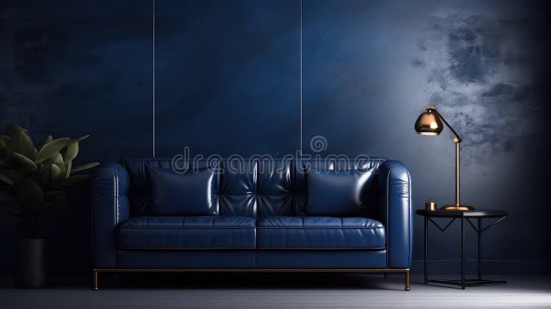 Reflective Texture Dark Blue Stock Illustration - Illustration of cool ...