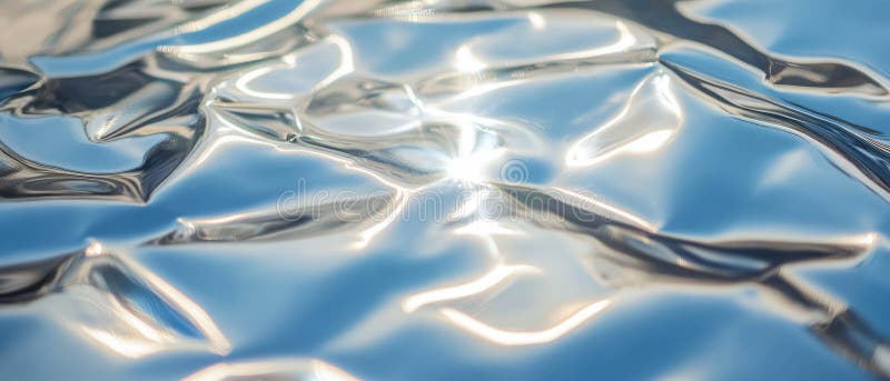 Reflective Texture of Polished Aluminum Showcasing Smooth Surface and ...