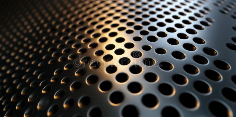 A Reflective, Textured Metallic Surface in a Modern Setting. Stock ...