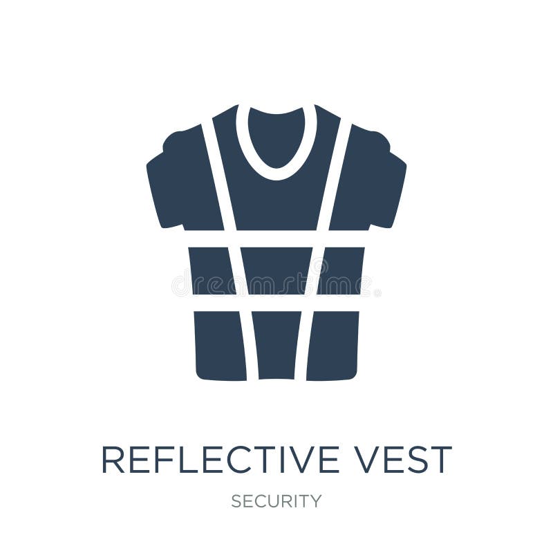 Reflective Vest Icon in Trendy Design Style. Reflective Vest Icon ...