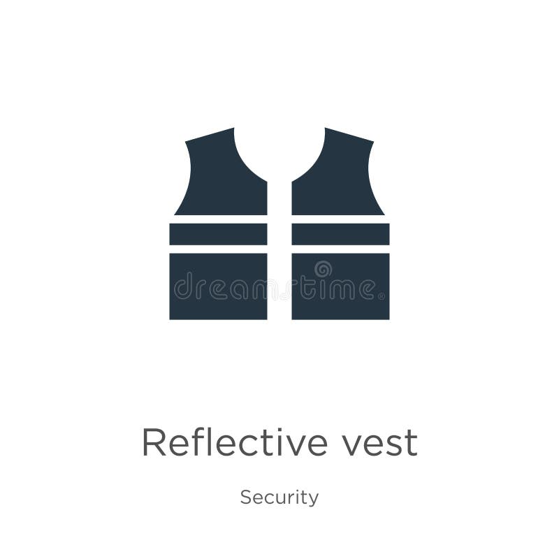 Reflective Vest Icon Vector. Trendy Flat Reflective Vest Icon from ...