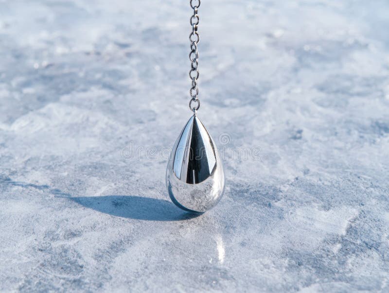 Reflective Water Droplet on Ice Stock Illustration - Illustration of ...