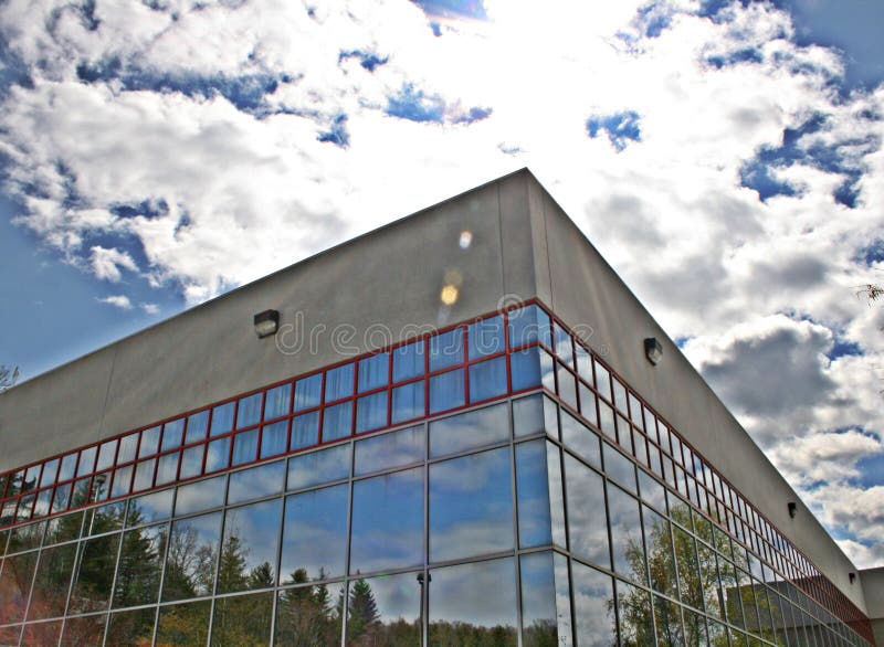 Reflective Windows on Modern Building Stock Photo - Image of reflecting ...