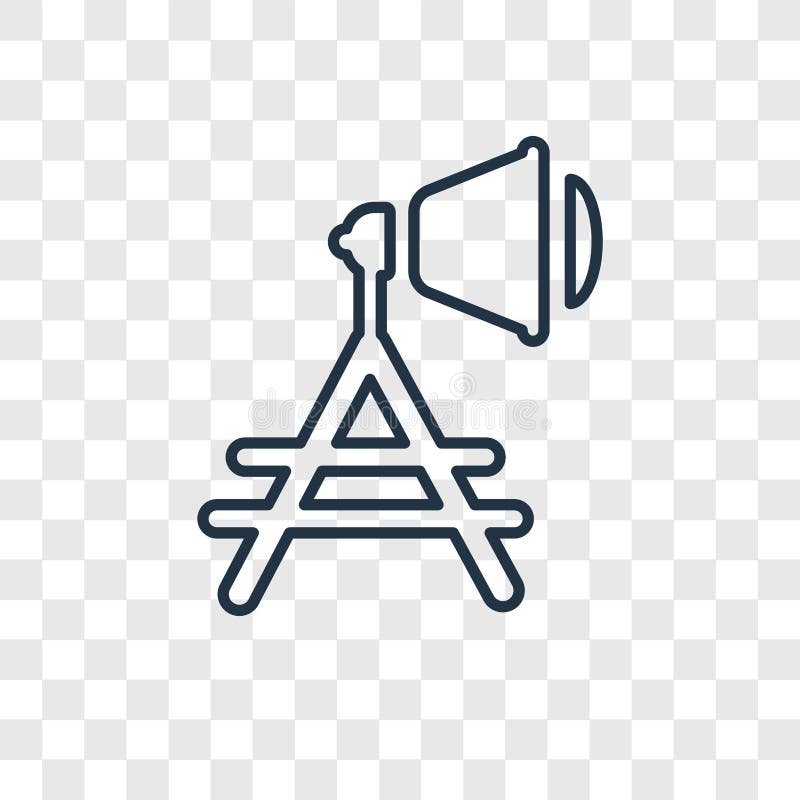 Reflector Icon Vector Isolated on White Background, Logo Concept Stock ...