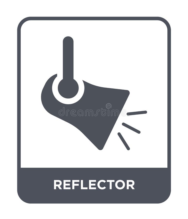 Reflect Icon in Trendy Design Style. Reflect Icon Isolated on White ...