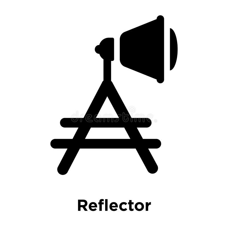 Isolated Reflector Icon. Glass Vector Element Can Be Used for Reflector ...