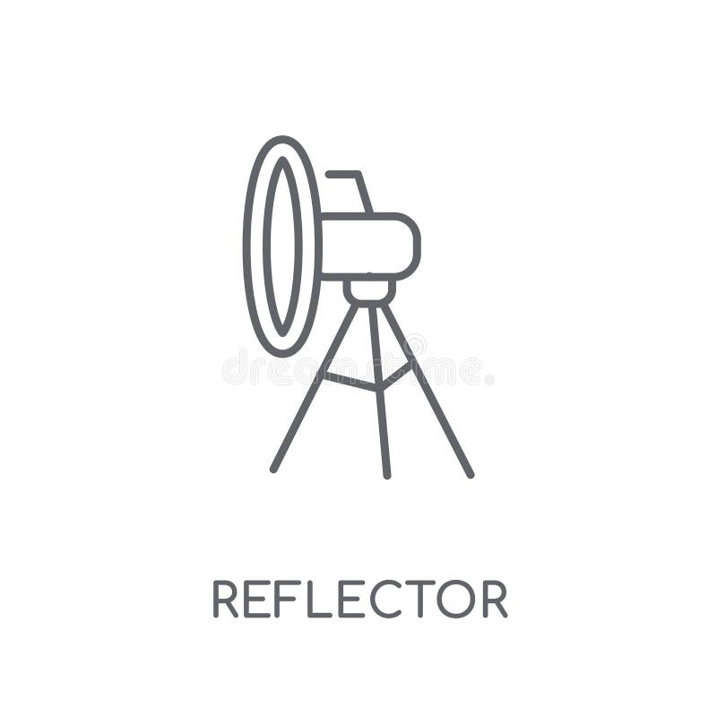 Reflector Linear Icon. Modern Outline Reflector Logo Concept on Stock ...