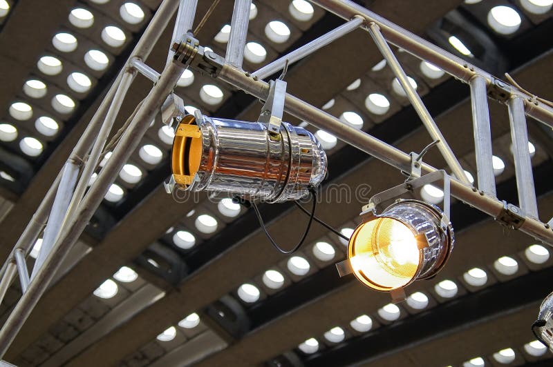 Stage Lights or Spotlights stock photo. Image of spotlight - 4599040