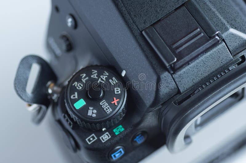 Reflex dial switch camera stock photo. Image of mode - 49717292