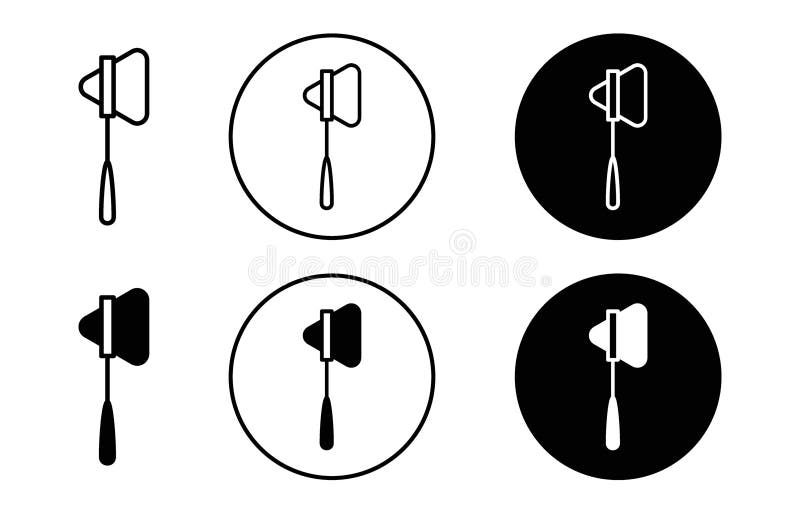 Reflex hammer icon stock vector. Illustration of neurology - 325375403
