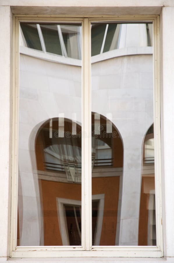 Reflex in a window stock image. Image of window, reflex - 9442263