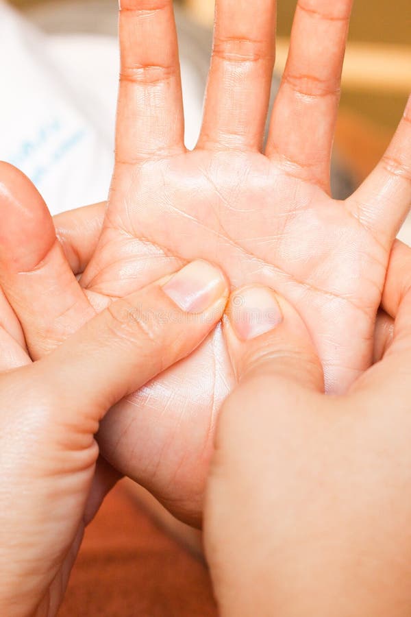 Reflexology Hand Massage, Spa Hand Treatment Stock Image - Image of ...