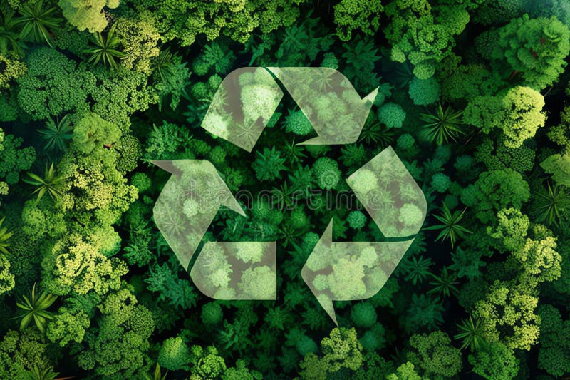 Reforestation Concept Illustration, AI Generated Stock Illustration ...