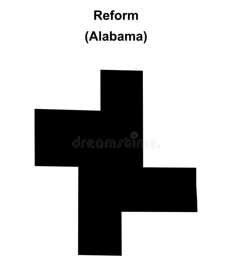 Reform outline map stock vector. Illustration of territory - 385903651