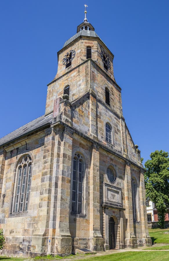 Reformed Protestant Church of Bad Bentheim Stock Photo - Image of ...