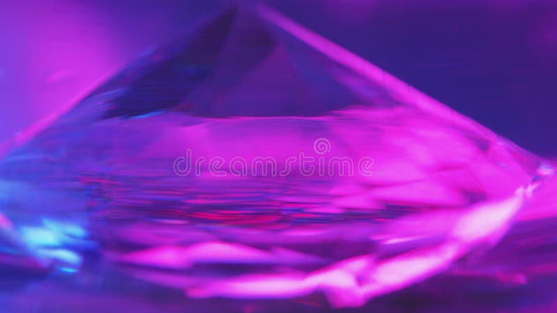 Refraction Background Crystal Neon Colorful Prism Stock Footage - Video ...