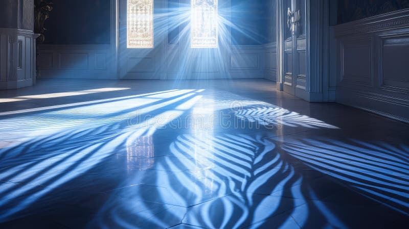 Refraction blue rays stock illustration. Illustration of polarization ...