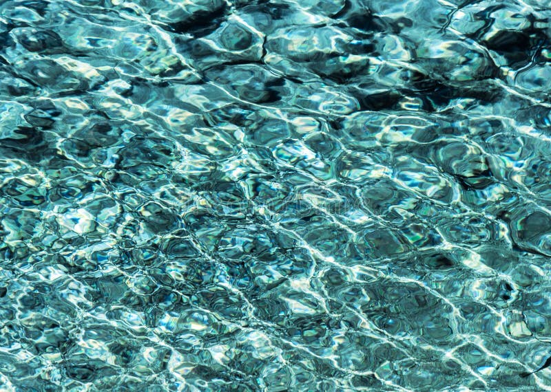 Refraction of a Clear Water Surface Stock Photo - Image of clean ...