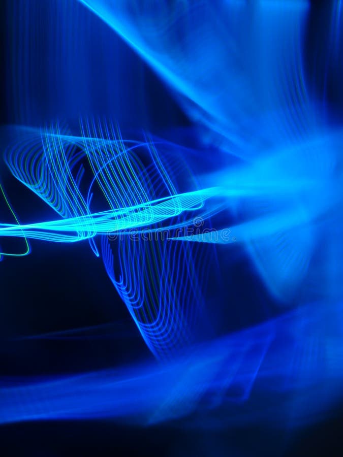 The Refraction of Light is Applied at Night Stock Illustration ...