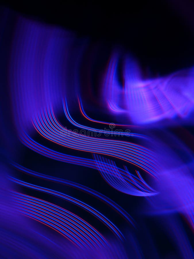 The Refraction of Light is Applied at Night Stock Illustration ...