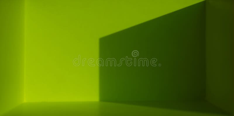 Refraction of Light and Shadow, Green, Fresh Inside the Building of ...