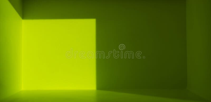 Refraction of Light and Shadow, Green, Fresh Inside the Building of ...