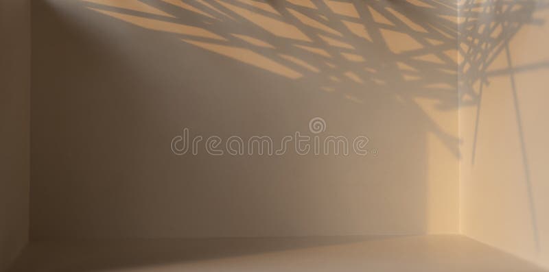 Refraction of Light and Shadow in Rooms with Free Space Stock Photo ...