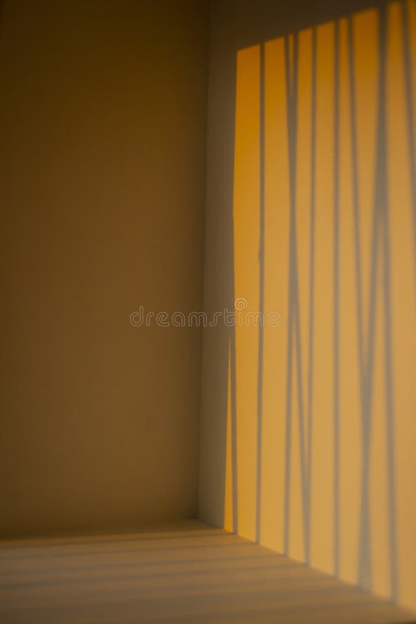 Refraction of Light and Shadow in Rooms with Free Space Stock Photo ...