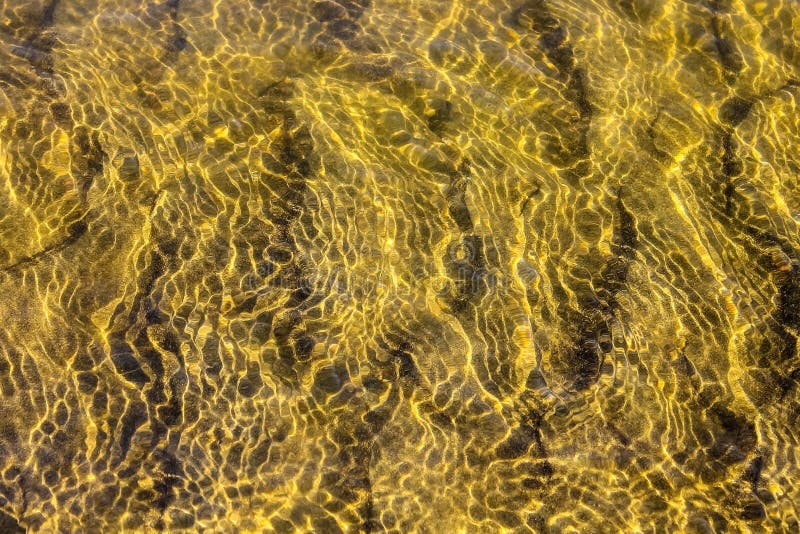 Refraction of Light through Water. Stock Photo - Image of tracery ...