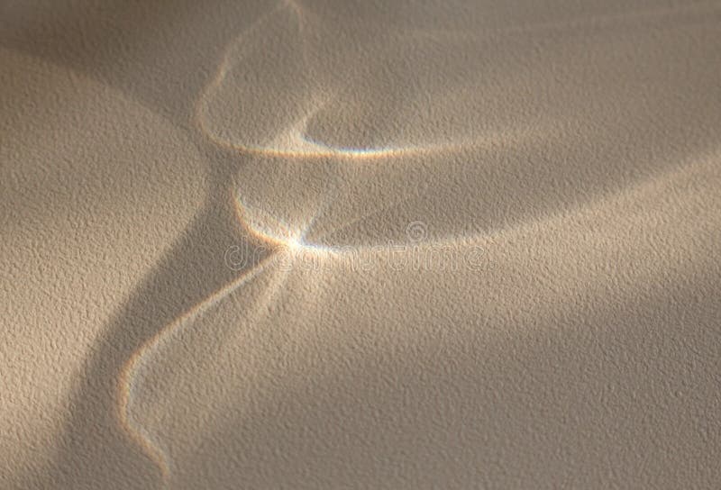 Refraction Optical Brilliant Effect with Shadows and Rays of Light from ...